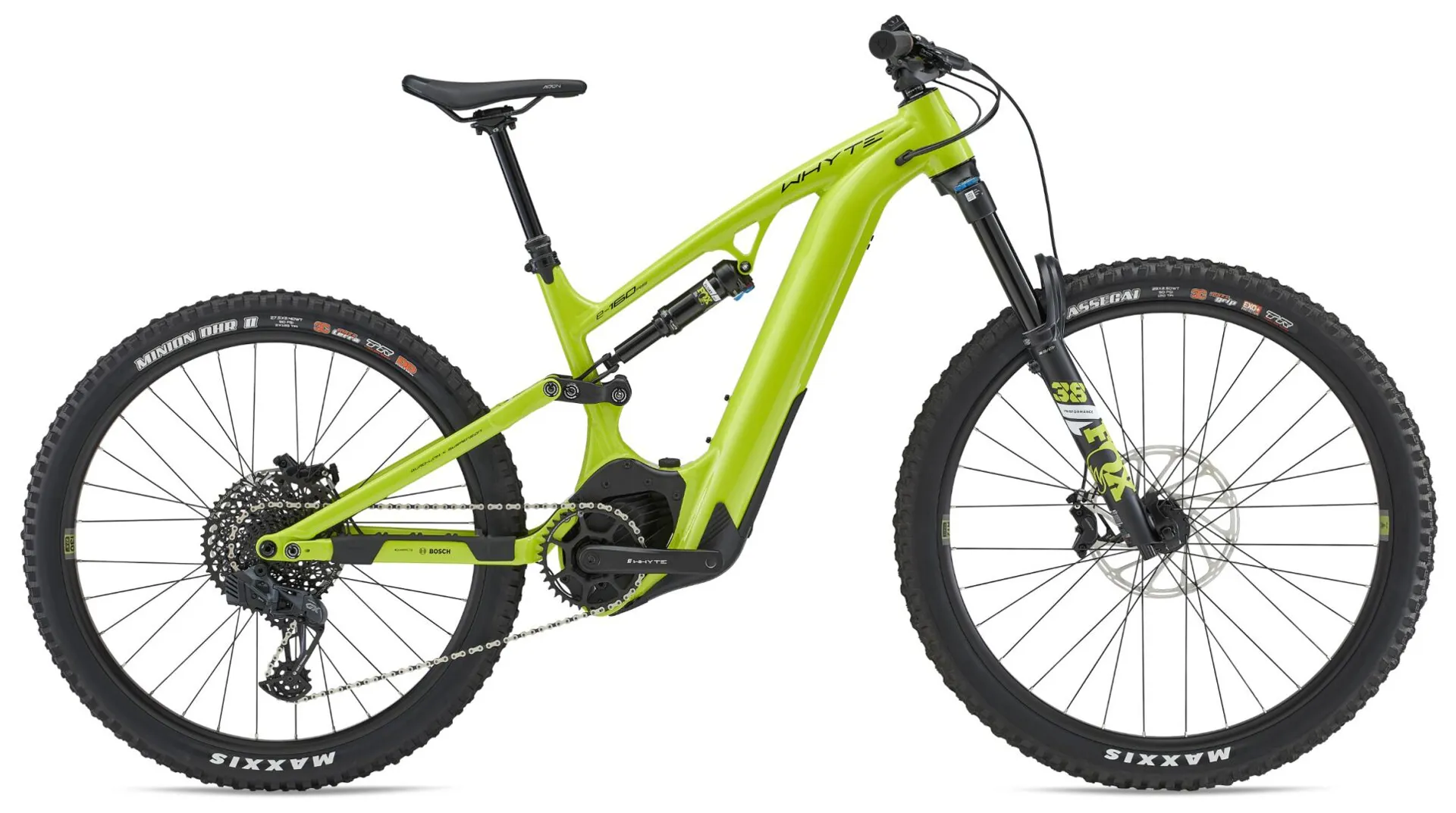 2023 Whyte E-160 RS MX V3 Lime Enduro Electric Mountain Bike